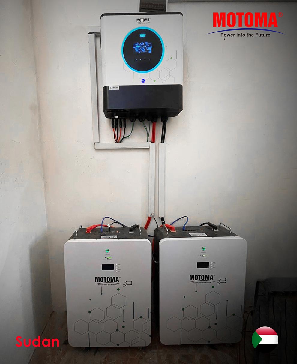 8kW Off-Grid solar systems project in Sudan - 8kW Off-Grid inverter and ...
